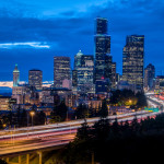 Seattle Skyline from 12th Avenue Bridge | Dave Wilson Photography