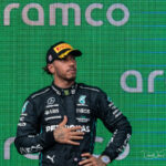 Lewis Hamilton, USGP 2022 Podium | Dave Wilson Photography