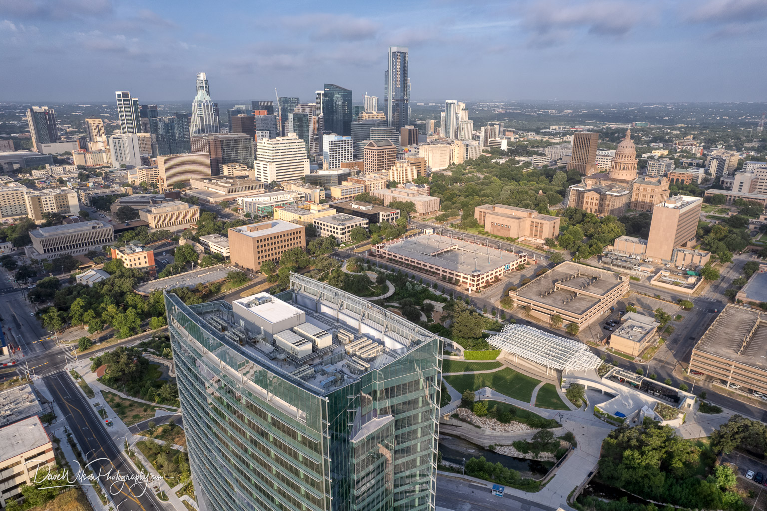 Austin Skyline from Waterloo Park | Dave Wilson Photography