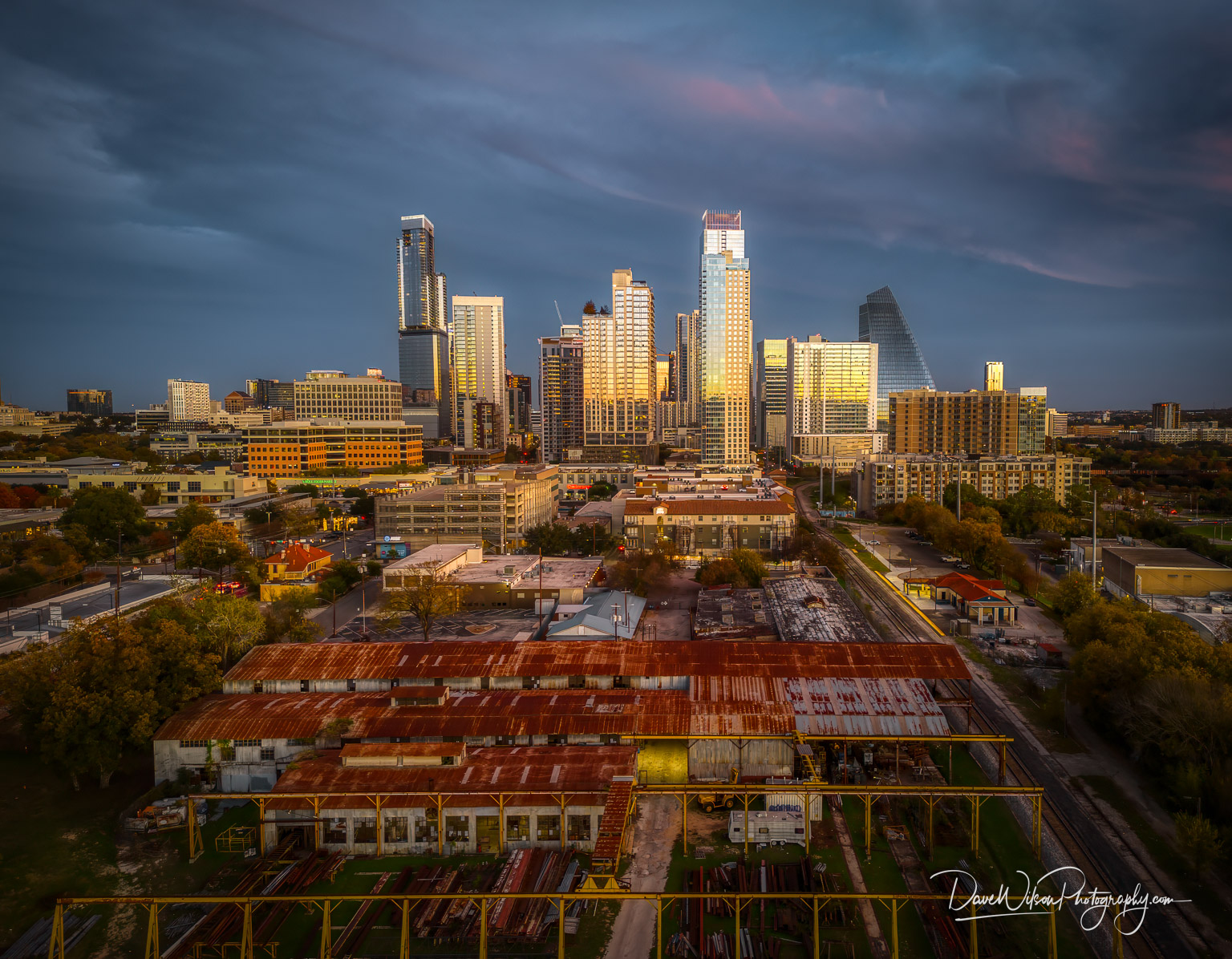 Glowing Skyline | Dave Wilson Photography
